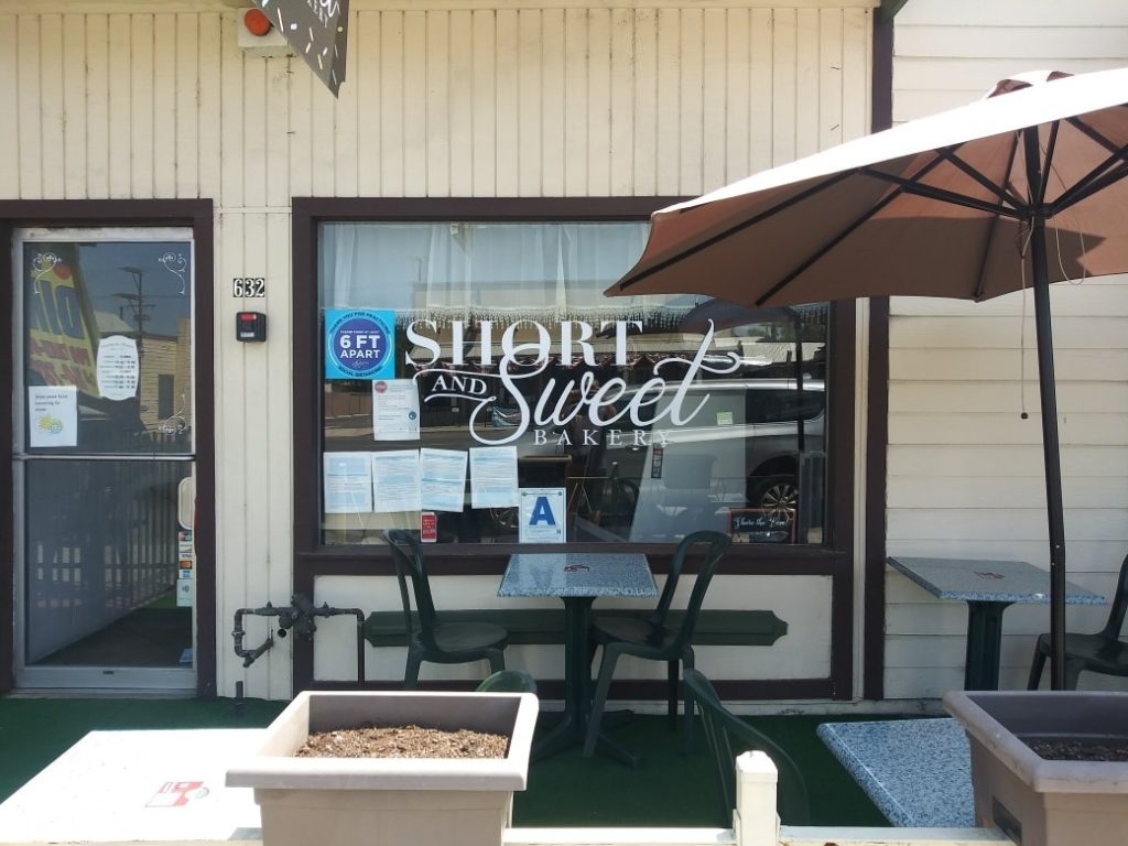 Short and Sweet Window Graphic | Ballpark Printing & Graphics